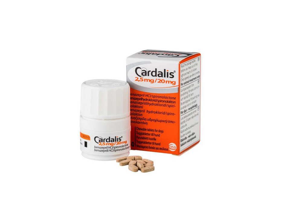 Cardalis 2,5mg/20mg tab. N30 - Universitātes Vetfonds