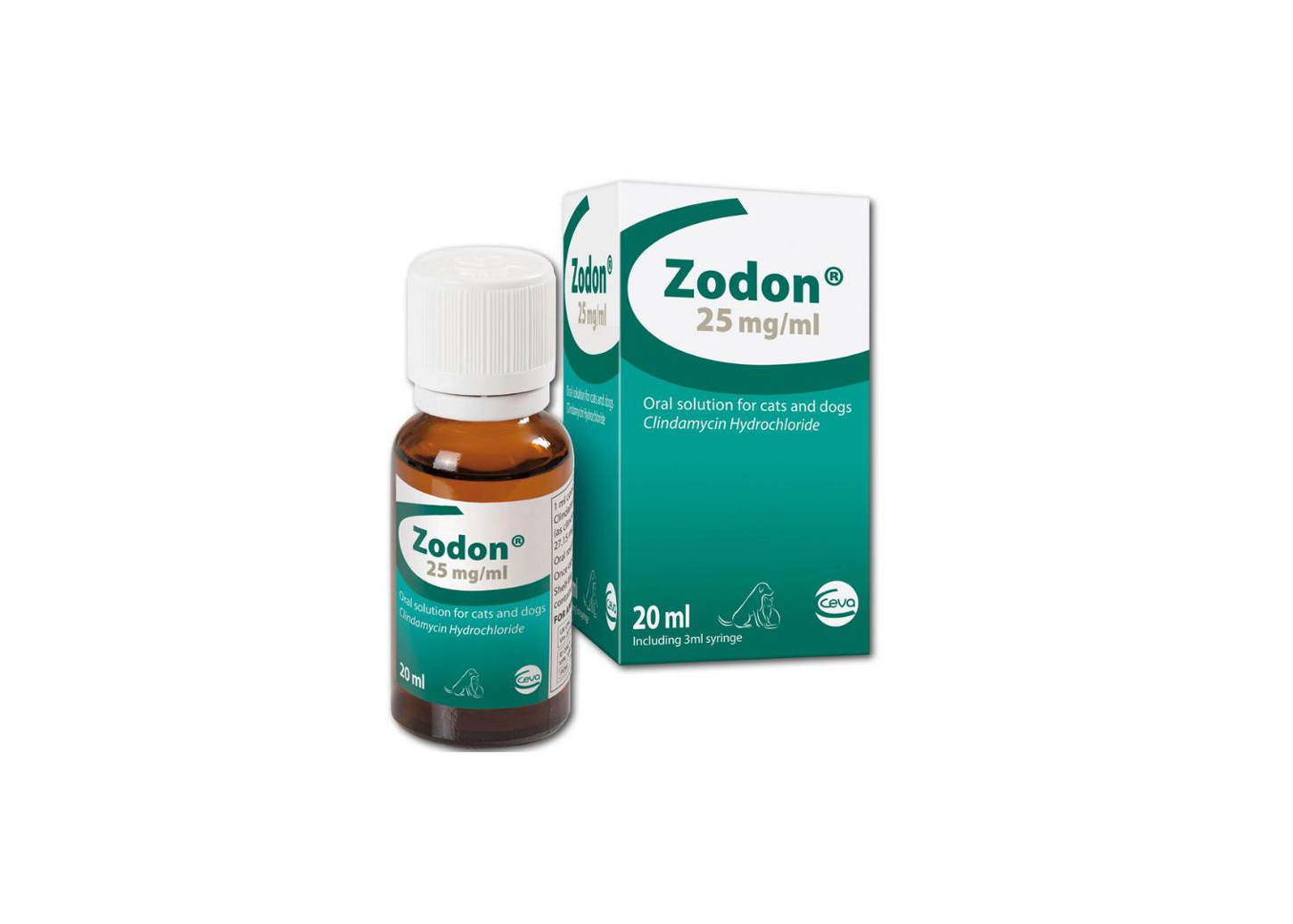 Zodon 25mg/ml, 20ml - Universitātes Vetfonds