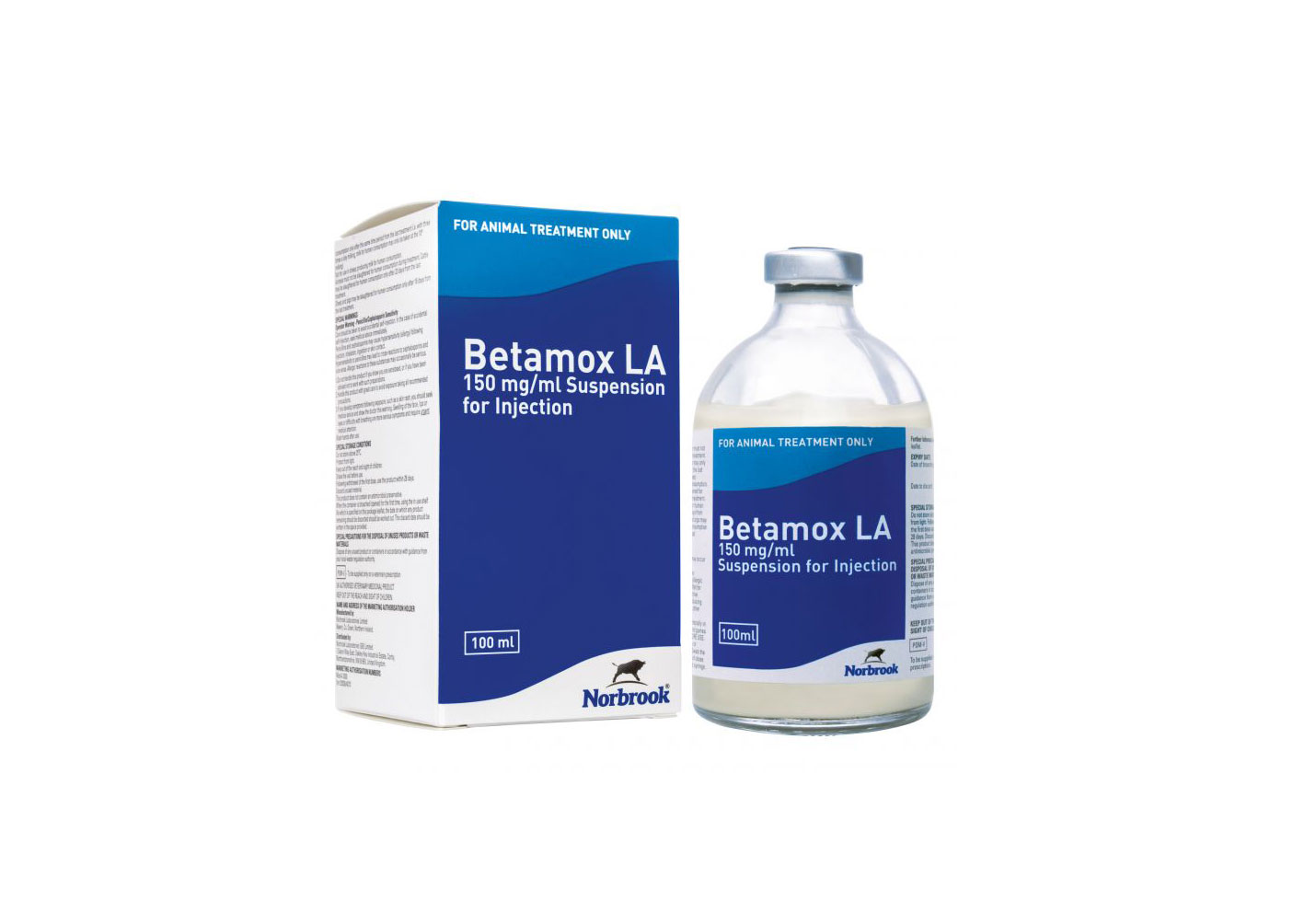 Betamox LA 150mg/ml, 100ml - Universitātes Vetfonds