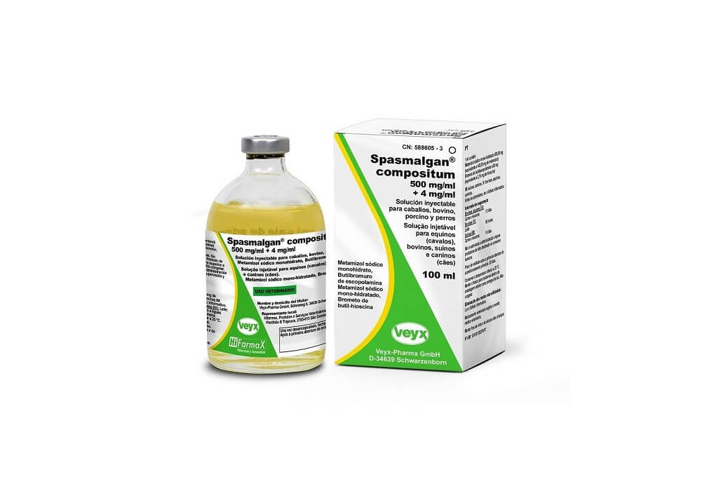 Spasmalgan Compositum 500mg/4mg 100ml - Universitātes Vetfonds